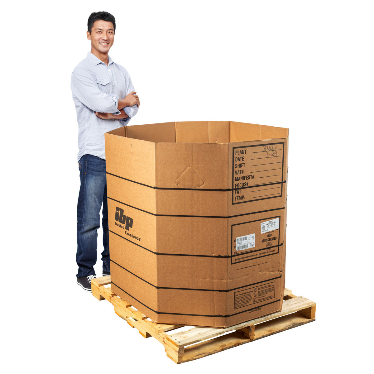 *Used* Banded Double Wall Gaylord Box: Used Gaylord Boxes | Boxbuddy ...